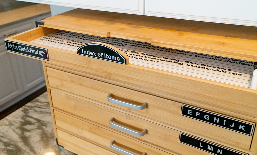 Alpha QuickFind™: Best Drawer Organizer & Eco-Friendly Solutions